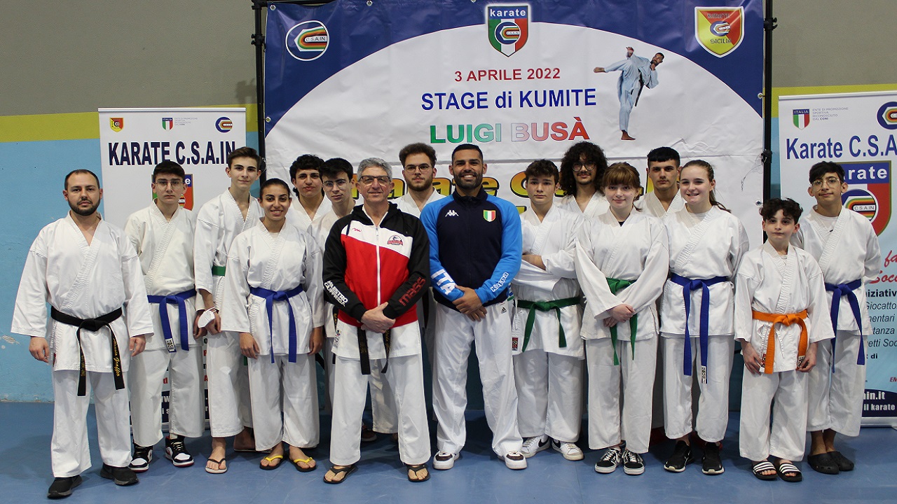 Karate, la Sakura allo stage con Luigi Busà, oro olimpico a Tokyo ...